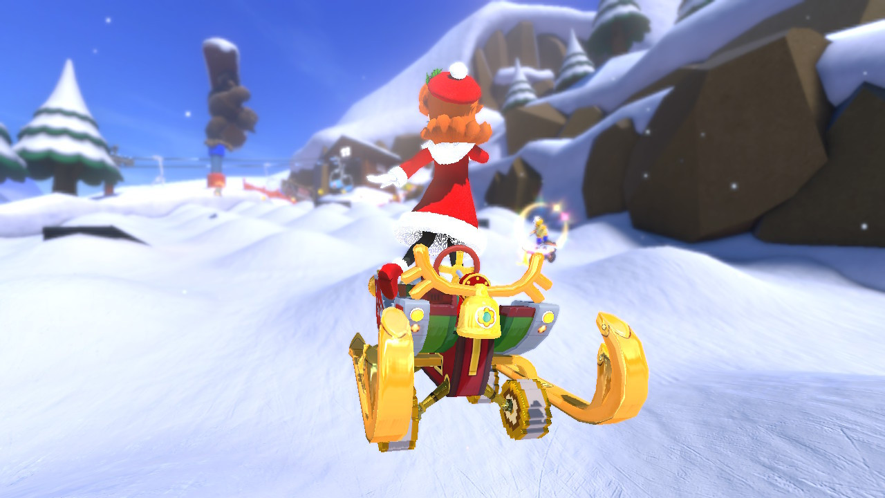 Daisy Holiday Cheer (With Tour Animations) Mod for Mario Kart 8 Deluxe ...