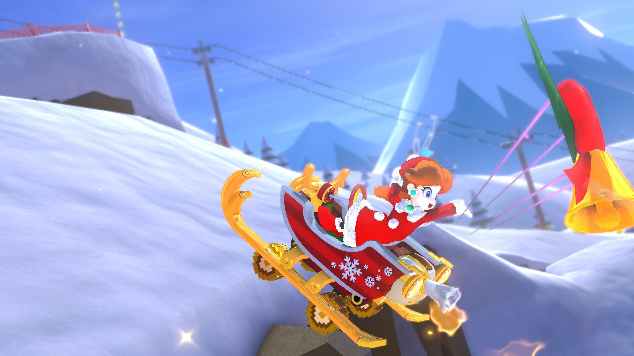 Daisy Holiday Cheer (With Tour Animations) Mod for Mario Kart 8 Deluxe ...