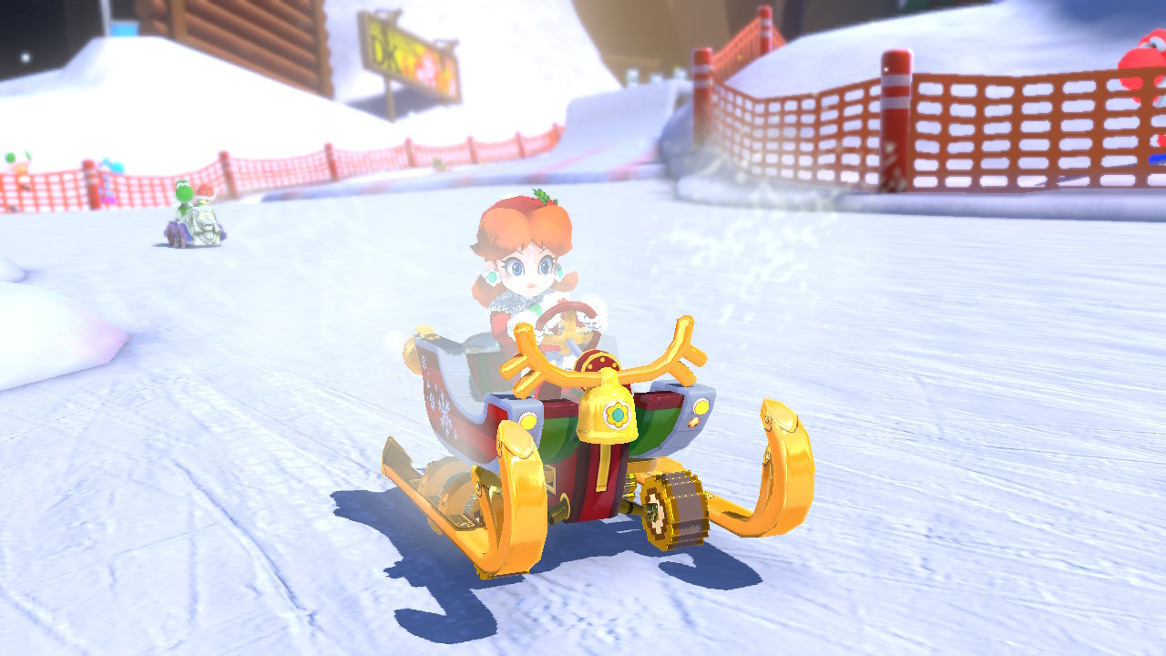 Daisy Holiday Cheer (With Tour Animations) Mod for Mario Kart 8 Deluxe ...