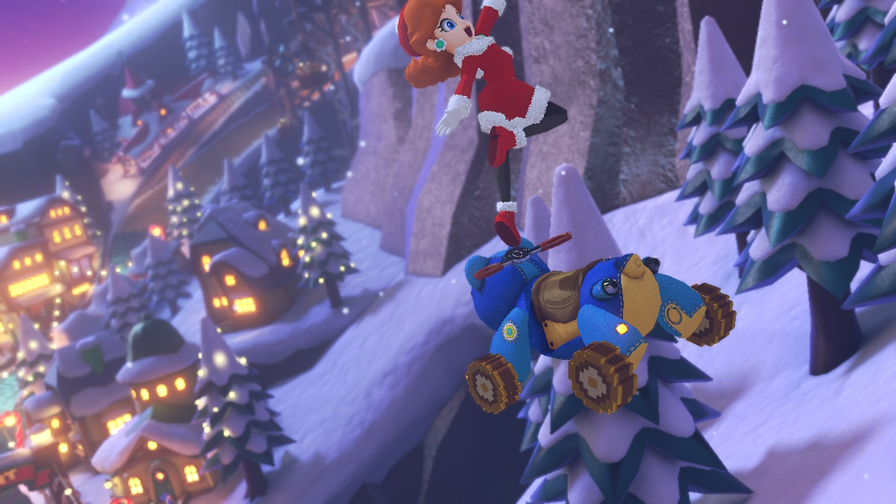 Daisy Holiday Cheer (With Tour Animations) Mod for Mario Kart 8 Deluxe ...