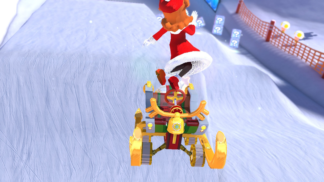Daisy Holiday Cheer (With Tour Animations) Mod for Mario Kart 8 Deluxe ...