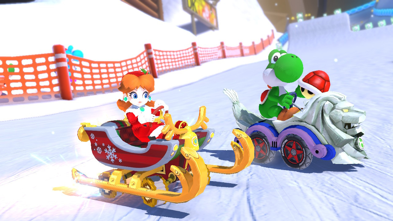 Daisy Holiday Cheer (With Tour Animations) Mod for Mario Kart 8 Deluxe ...