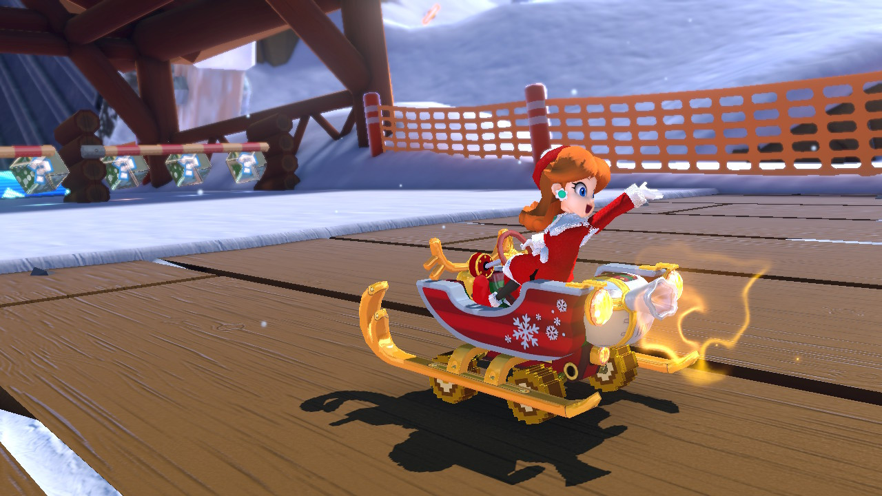Daisy Holiday Cheer (With Tour Animations) Mod for Mario Kart 8 Deluxe ...