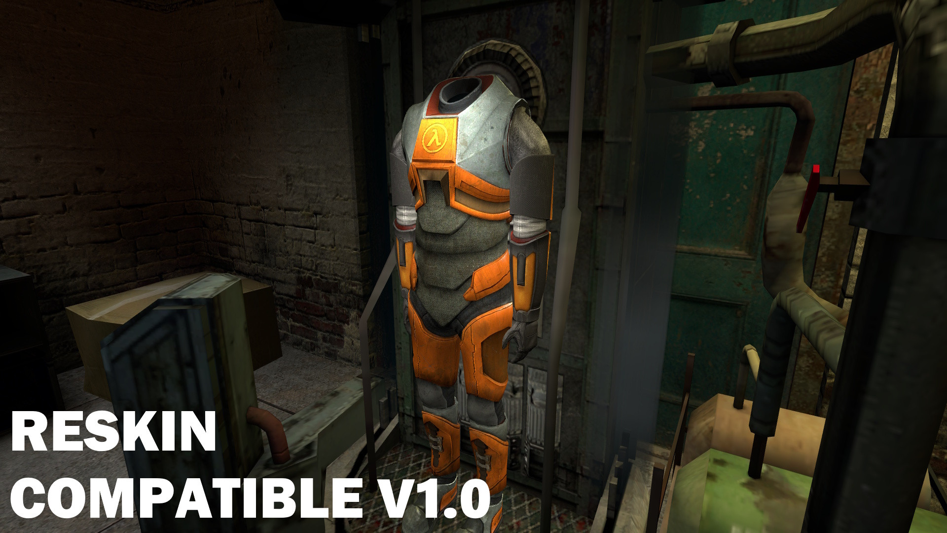 HEV Suit v2.0 with Fewes' arms Mod for Half-Life 2 | HL2 Mods