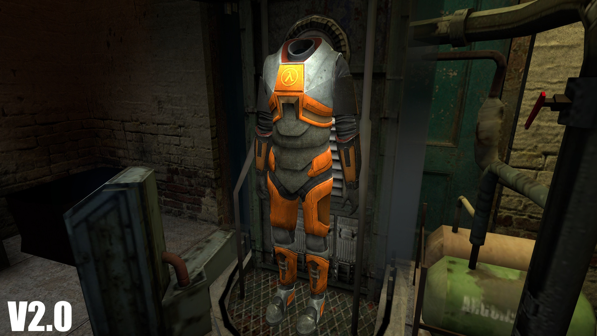 HEV Suit v2.0 with Fewes' arms Mod for Half-Life 2 | HL2 Mods