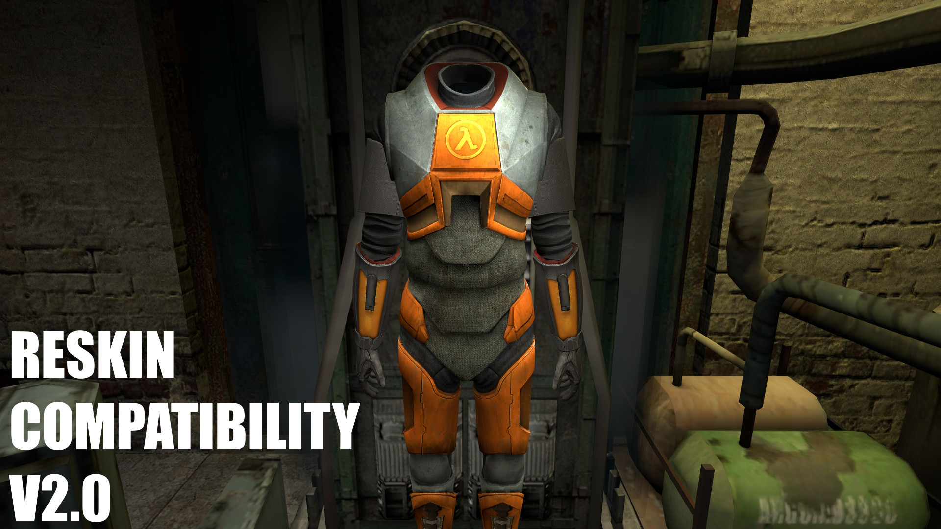 HEV Suit v2.0 with Fewes' arms Mod for Half-Life 2 | HL2 Mods