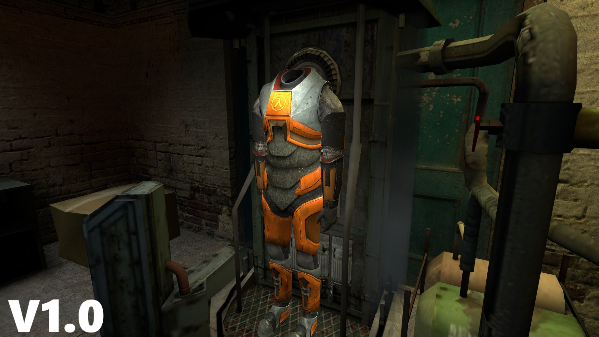HEV Suit v2.0 with Fewes' arms Mod for Half-Life 2 | HL2 Mods