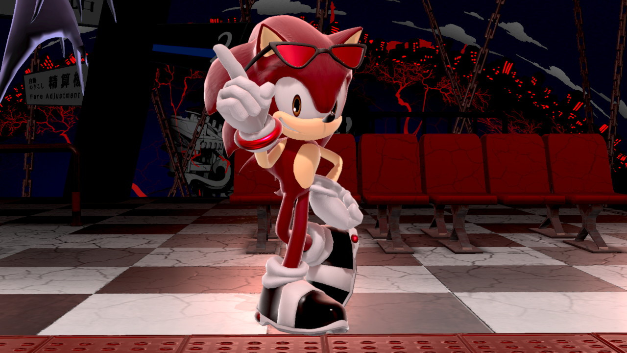 Shadowed's Red SA1 Sonic Retexture Mod for Super Smash Bros. Ultimate ...