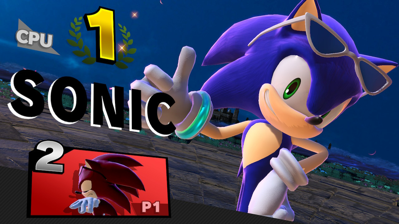 Shadowed's Red SA1 Sonic Retexture Mod for Super Smash Bros. Ultimate ...