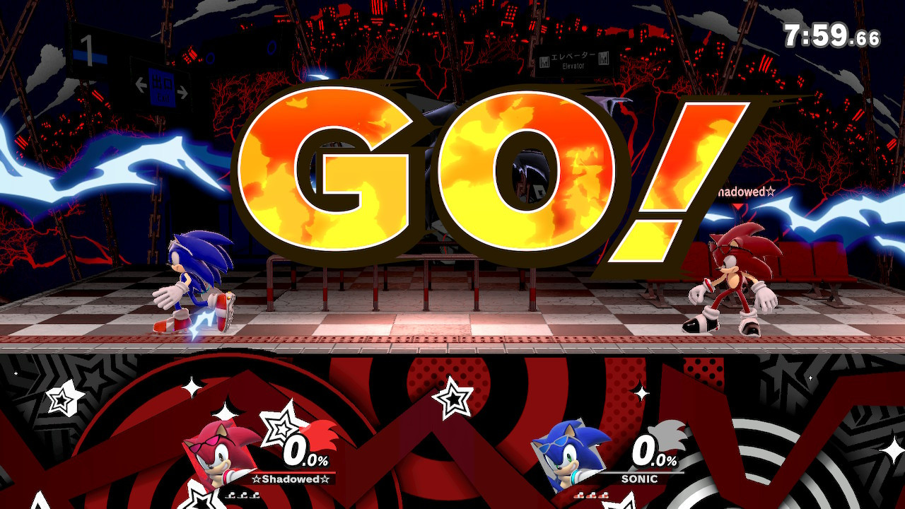 Shadowed's Red SA1 Sonic Retexture Mod for Super Smash Bros. Ultimate ...