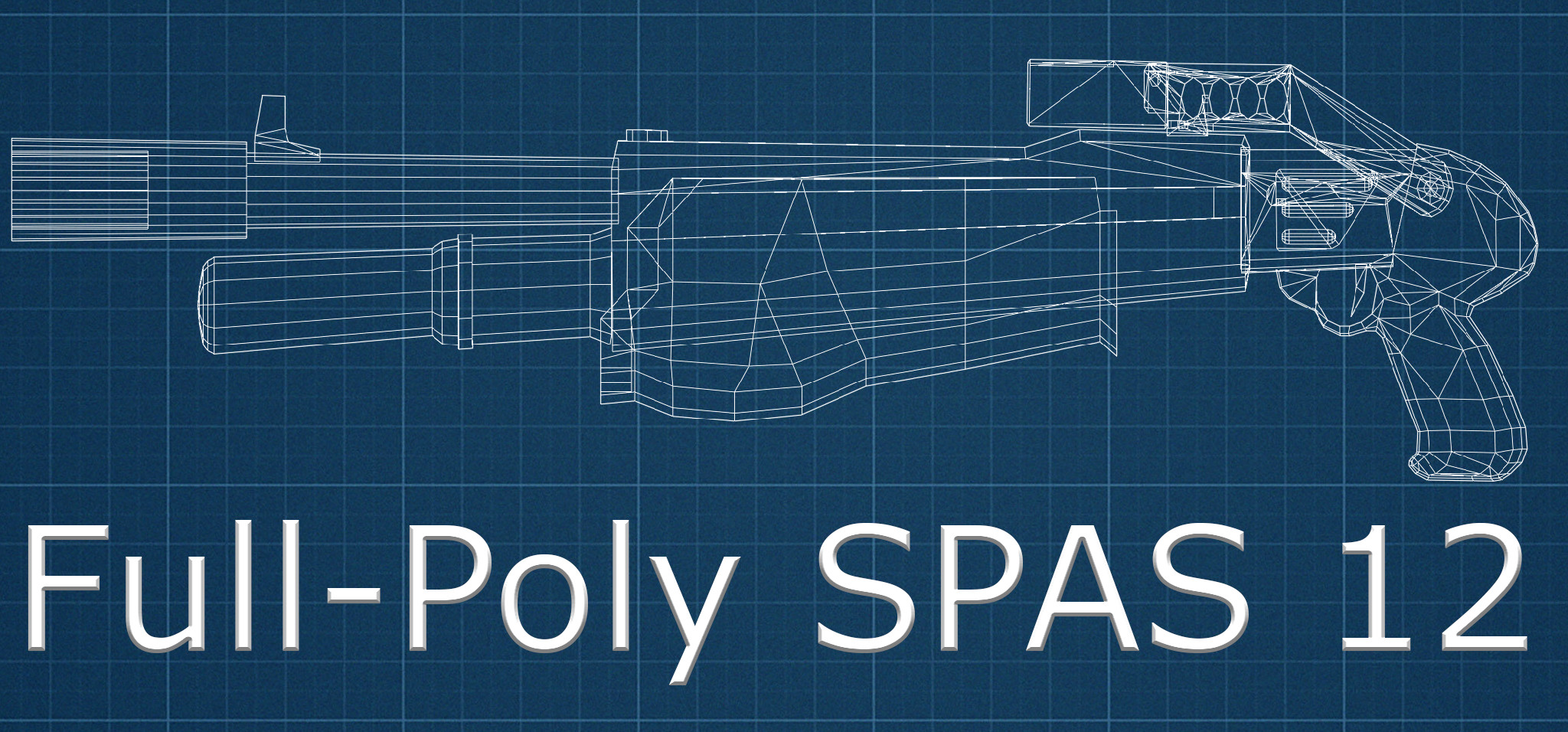 Full-Poly SPAS-12 V2 Mod for Half-Life | HL Mods