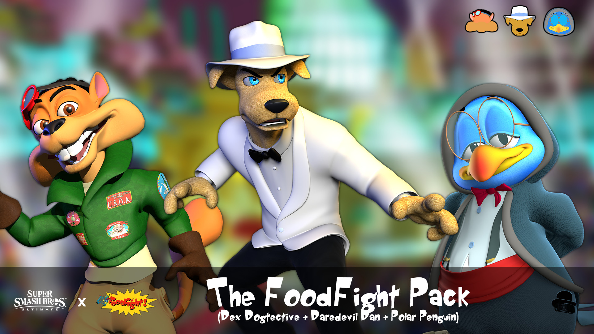 The Foodfight! Pack Mod for Super Smash Bros. Ultimate | SSBU Mods