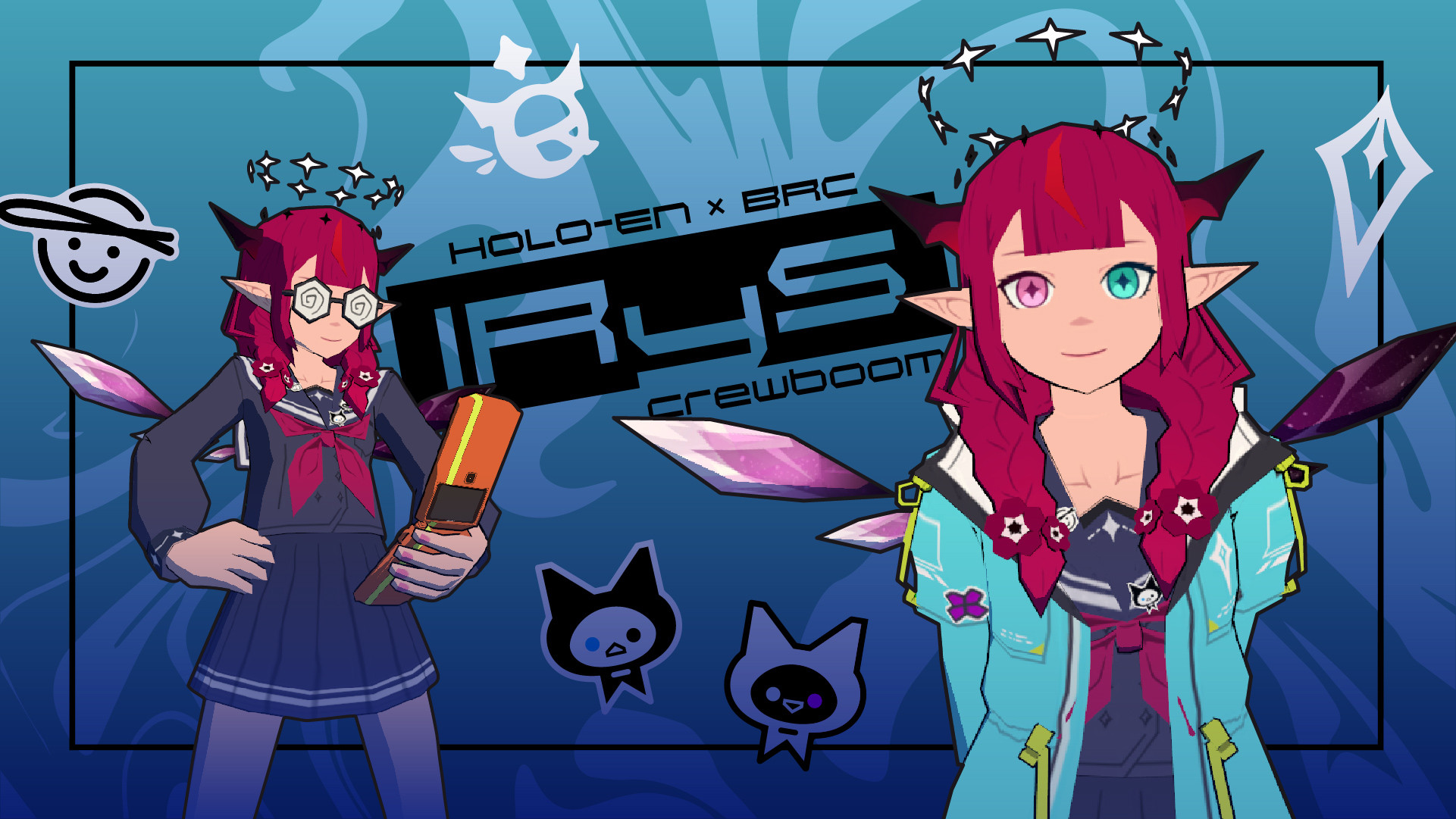 IRyS - Hololive Mod for Bomb Rush Cyberfunk | BRC Mods