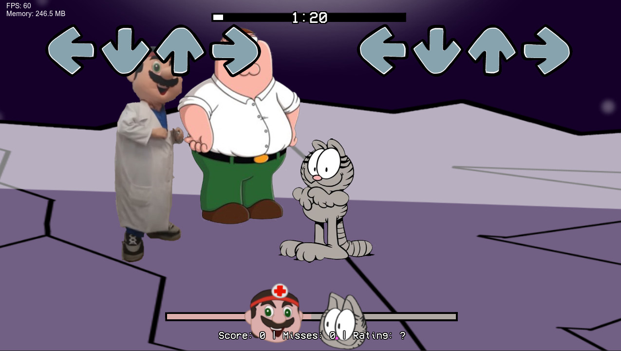 Friday Night Funkin: Barney's Mental Mashup Mod for Friday Night Funkin ...