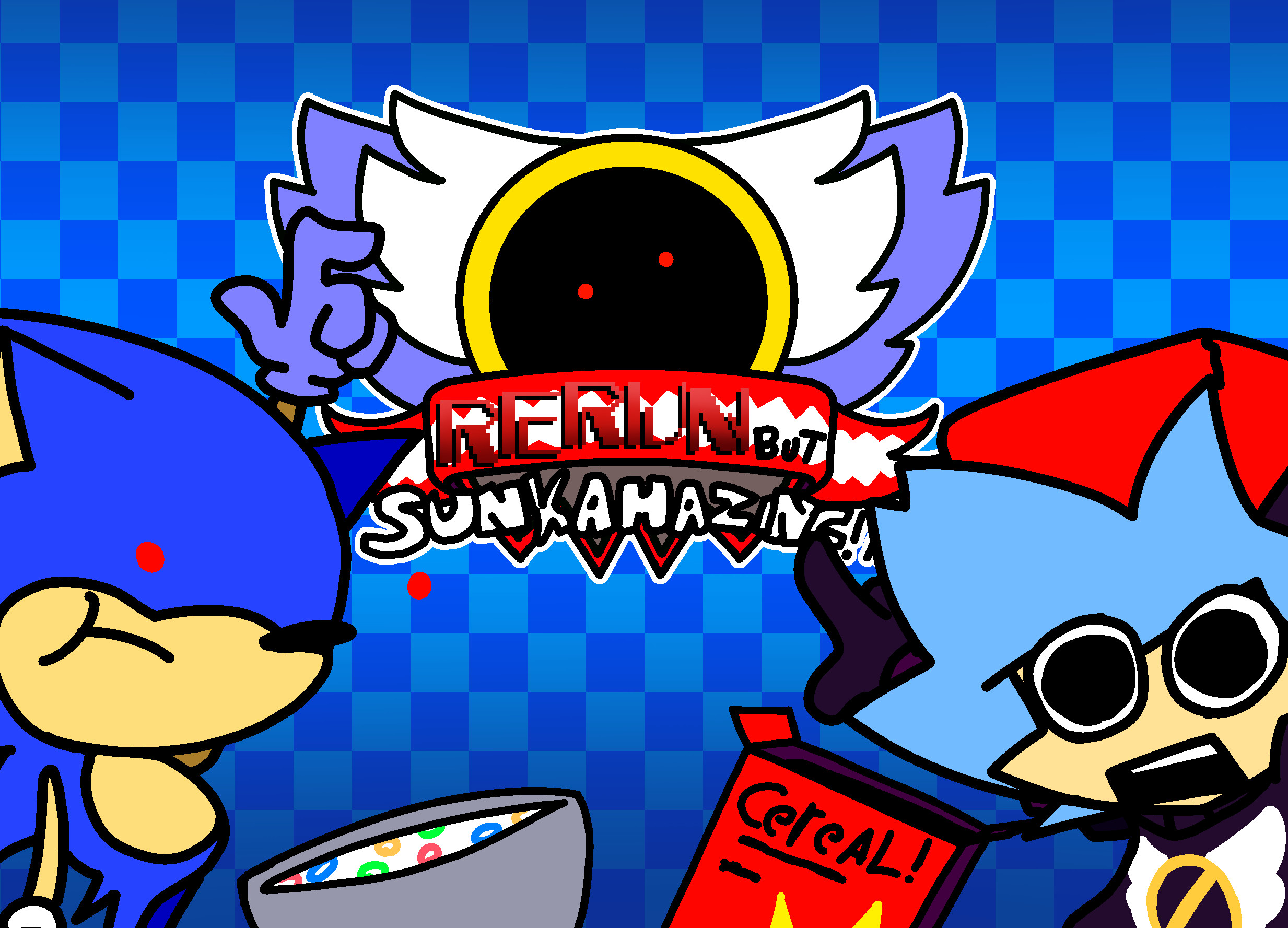 FNF:Vs Sonic.EXE RERUN but Sunkamazing!!1! Mod for Friday Night Funkin ...