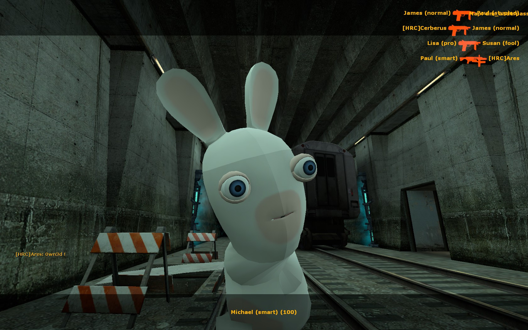 Rabbid(Gushiavo version) over metro police cop Mod for Half-Life 2 ...