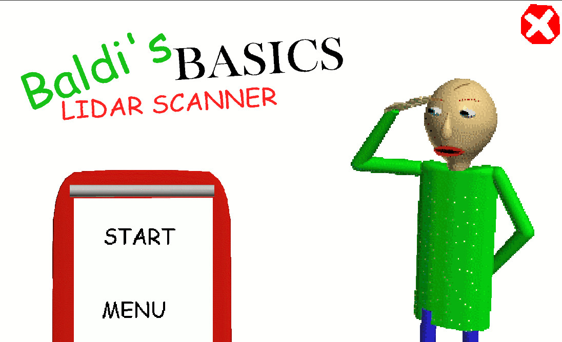 Baldi's Basics Lidar Scan Test Mod for Baldi's Basics | Baldi Mods