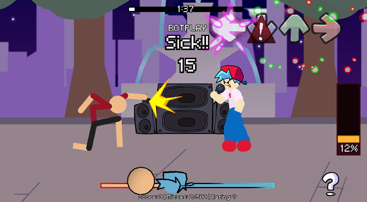 Sticknodes X FNF 5.O - Final Update Mod for Friday Night Funkin' | FNF Mods