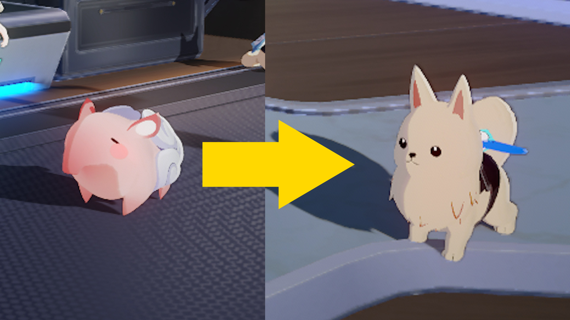 Peppy over Tuskpirs Mod for Honkai Star Rail | HSR Mods