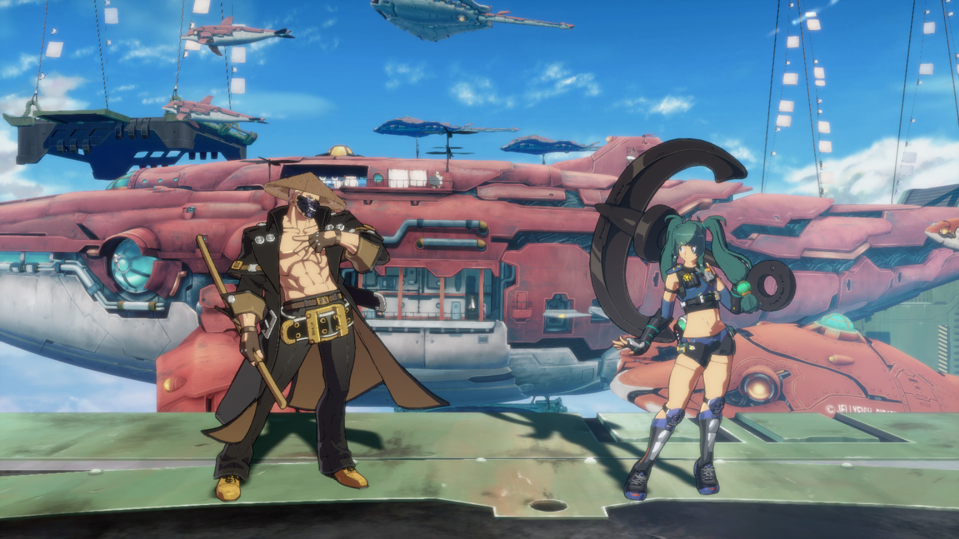 Ronin mask and straw hat for Johnny Mod for GUILTY GEAR -STRIVE- | GGST ...