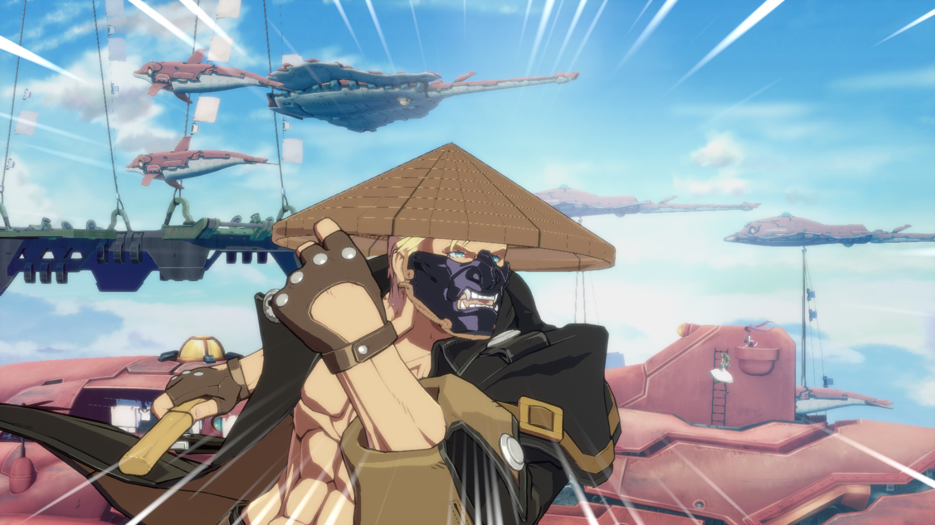 Ronin mask and straw hat for Johnny Mod for GUILTY GEAR -STRIVE- | GGST ...
