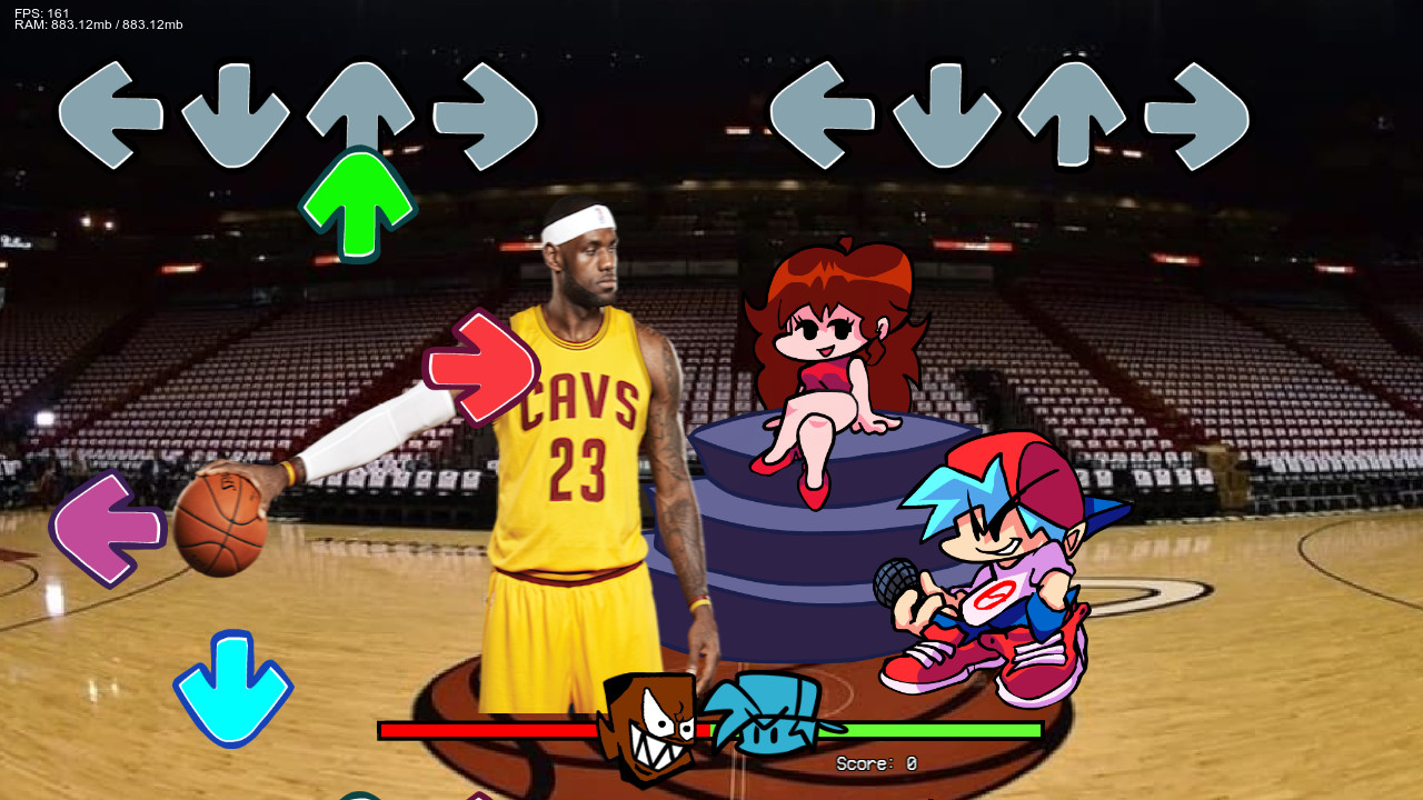 Stay Fresh But LeBron James Mod for Friday Night Funkin' | FNF Mods