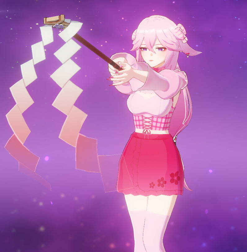 Sanrio Yae Miko Mod for Genshin Impact | GI Mods