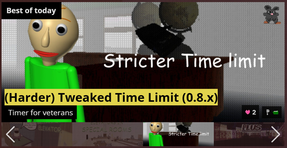 Timer Tweak (0.9.x) Mod for Baldi's Basics | Baldi Mods