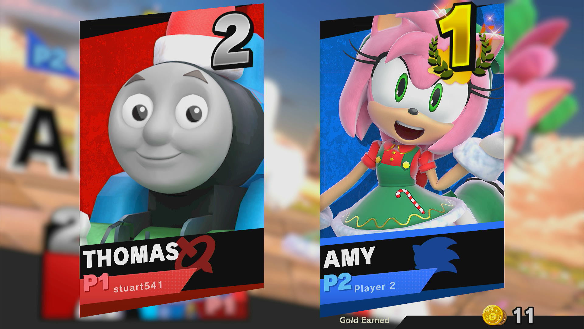 Thomas the Tank Engine (Christmas) Mod for Super Smash Bros. Ultimate ...