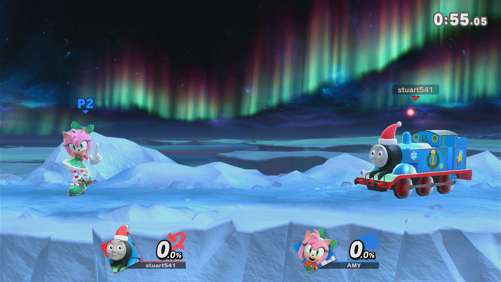 Thomas the Tank Engine (Christmas) Mod for Super Smash Bros. Ultimate ...