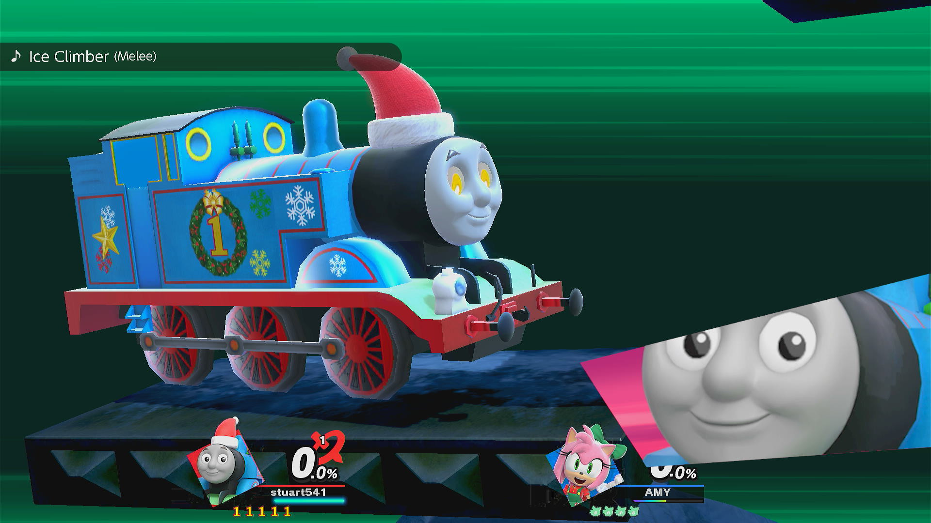 Thomas the Tank Engine (Christmas) Mod for Super Smash Bros. Ultimate ...