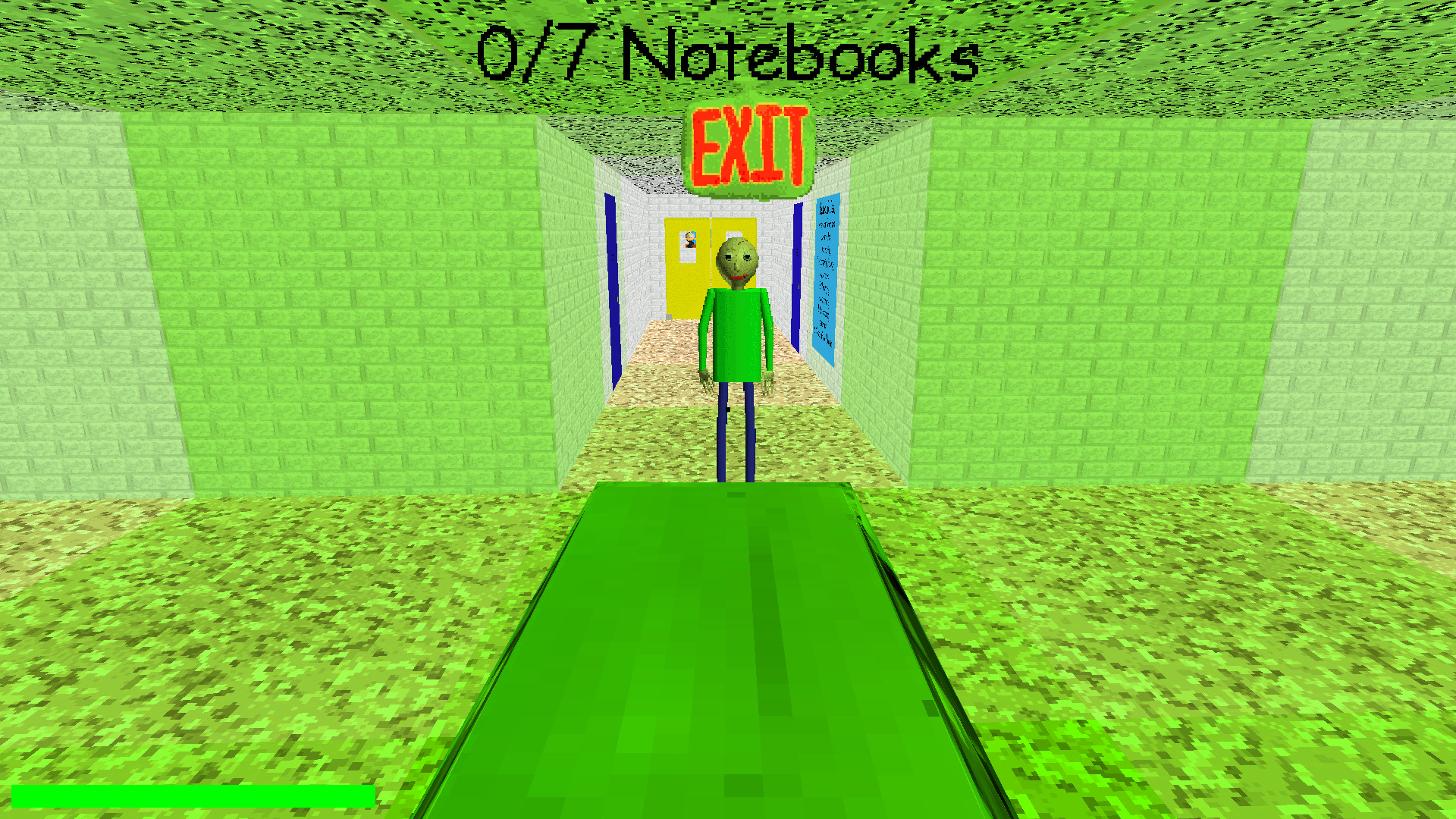 Baldi's Basics but You're driving a freaking CAR Mod for Baldi's Basics | Baldi Mods