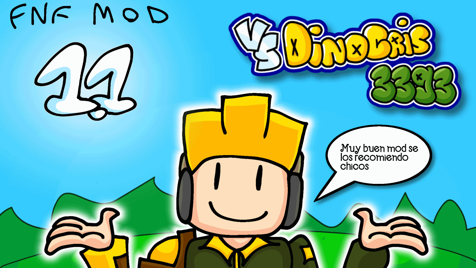Vs Dinocris3393 Mod for Friday Night Funkin' | FNF Mods