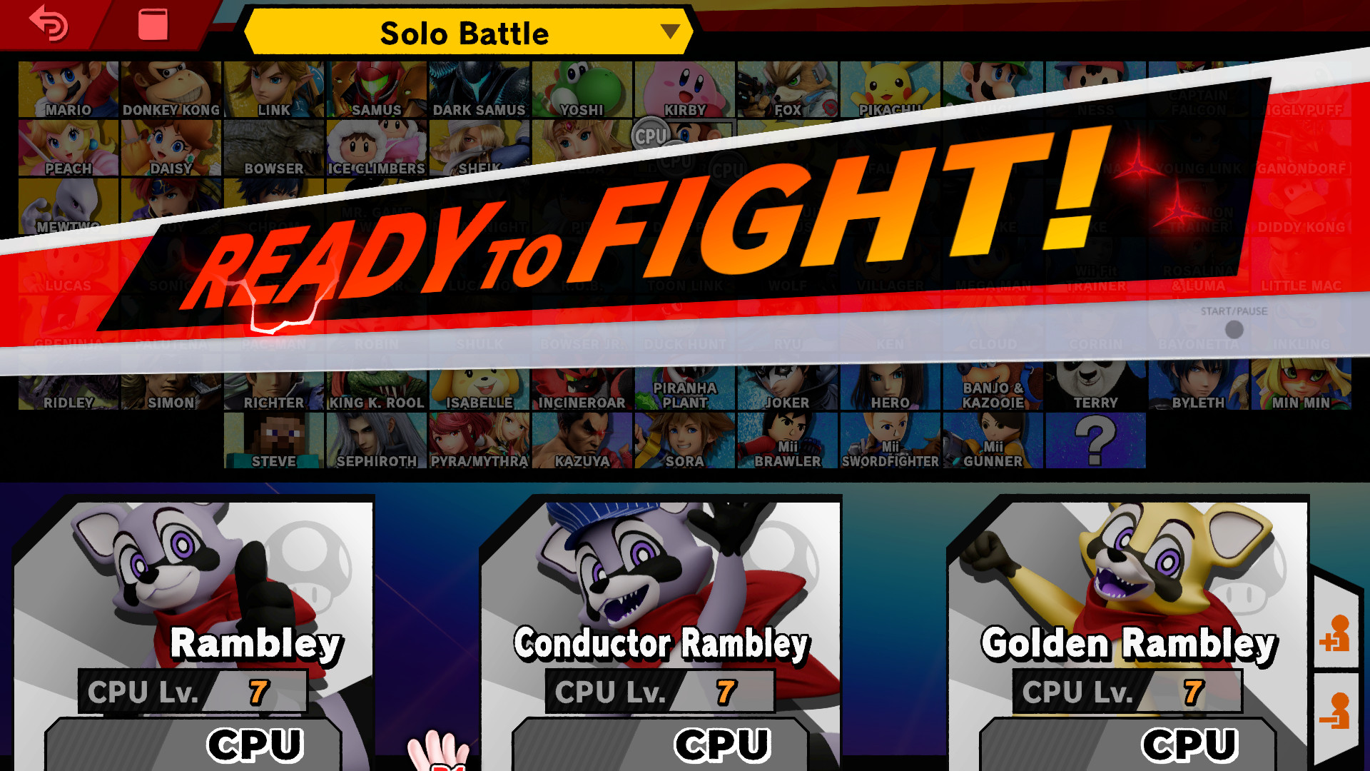 Rambley the Raccoon - Anniversary Edition Mod for Super Smash Bros ...