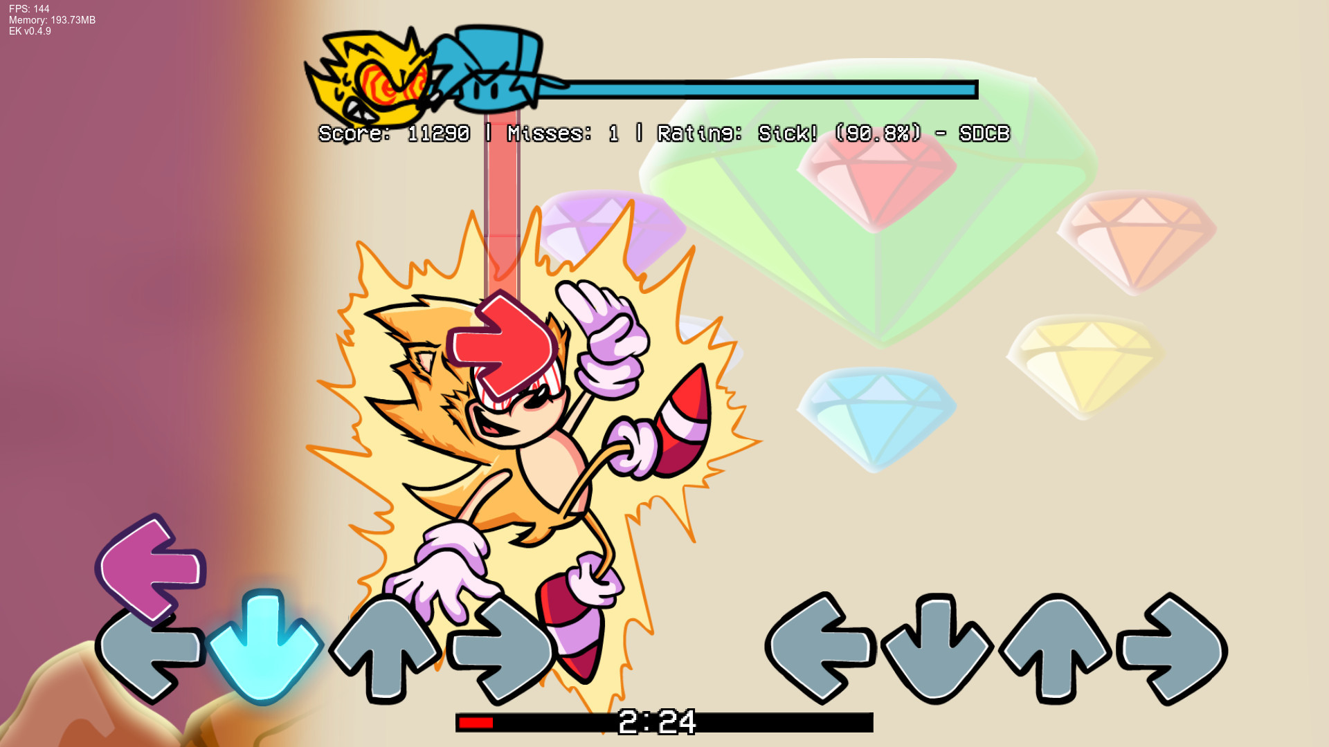 (Beta) Sonic.exe 3.0 Psych Engine Mods Folder Port Mod for Friday Night ...