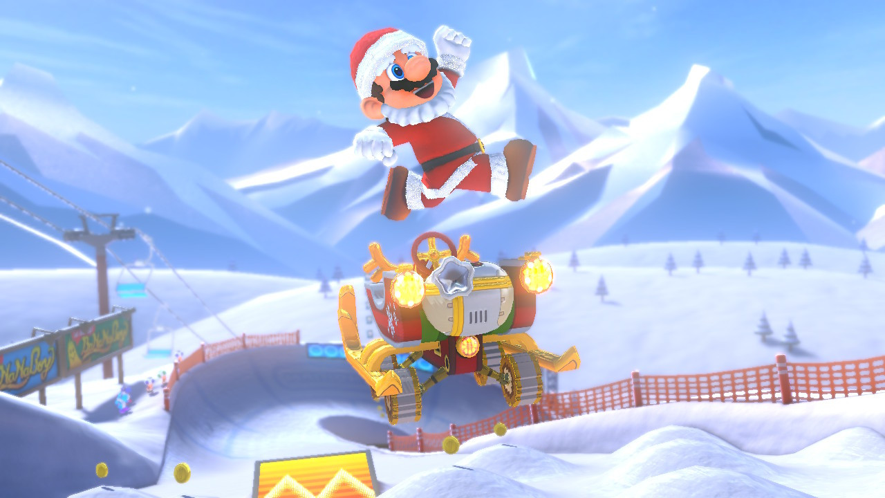 Mario Santa (With Tour Animations) Mod for Mario Kart 8 Deluxe | MK8D Mods