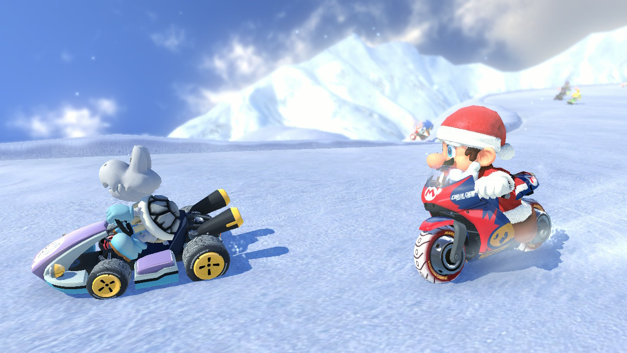 Mario Santa (With Tour Animations) Mod for Mario Kart 8 Deluxe | MK8D Mods