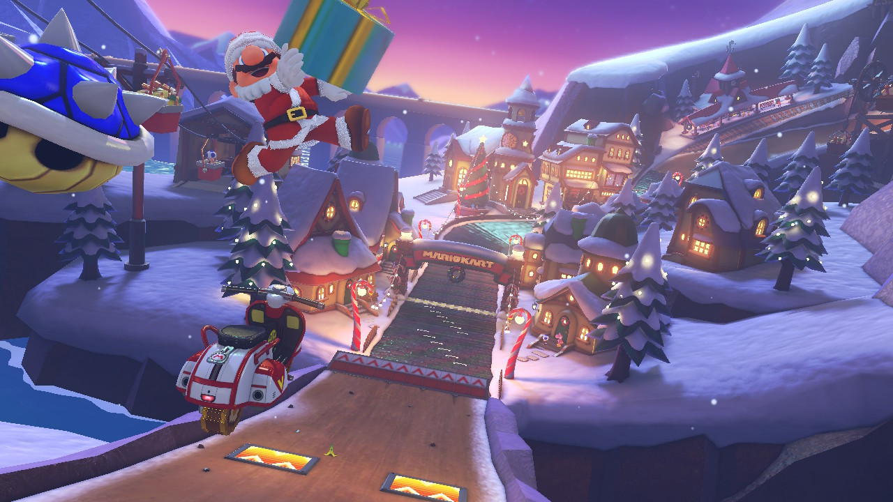 Mario Santa (With Tour Animations) Mod for Mario Kart 8 Deluxe | MK8D Mods