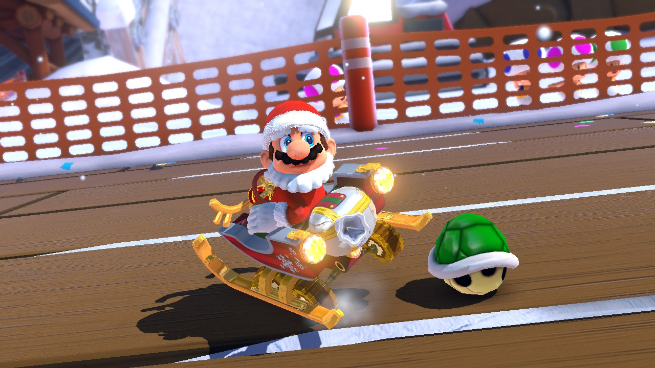 Mario Santa (With Tour Animations) Mod for Mario Kart 8 Deluxe | MK8D Mods