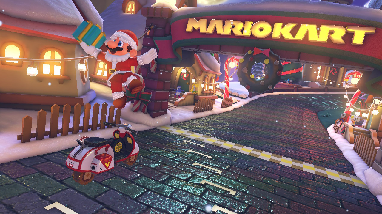 Mario Santa (With Tour Animations) Mod for Mario Kart 8 Deluxe | MK8D Mods