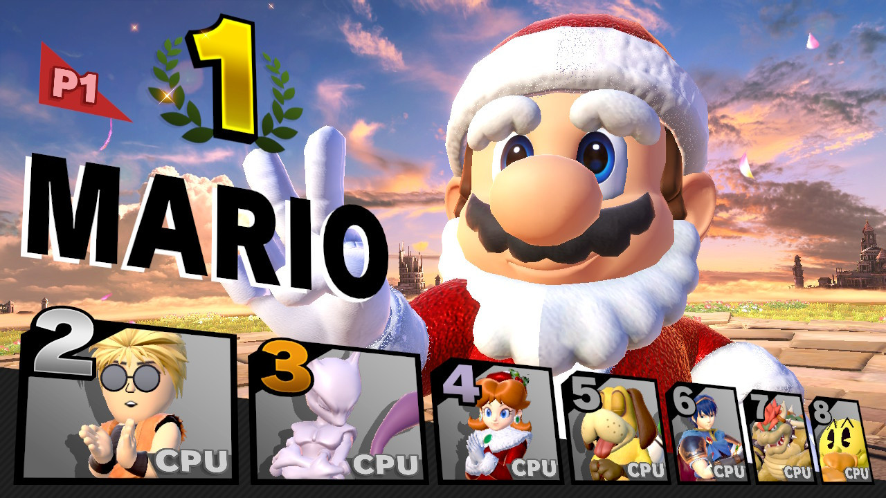 Mario Santa - Winter Tour Mod for Super Smash Bros. Ultimate | SSBU Mods