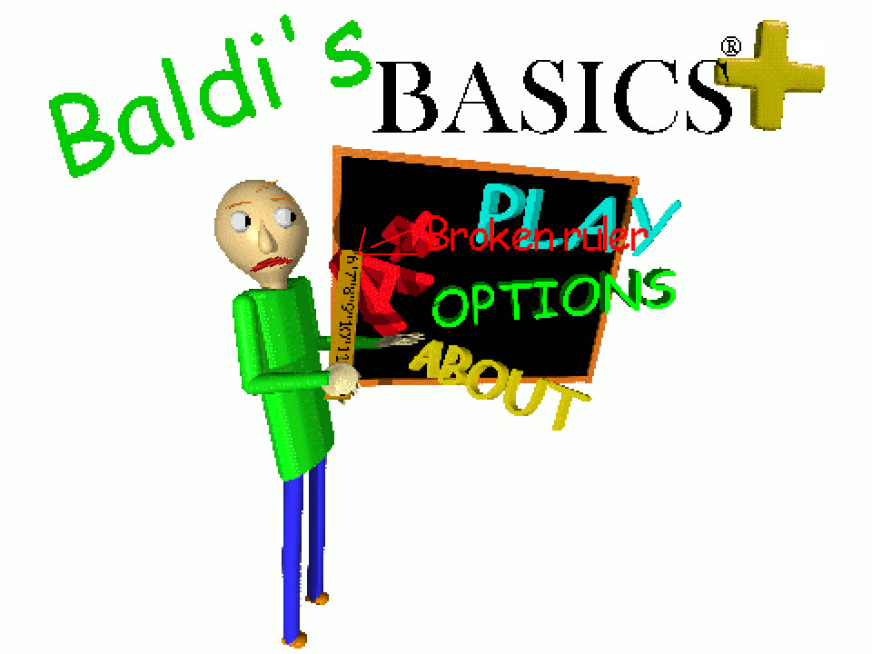 (0.8.x) Broken Ruler Mod for Baldi's Basics | Baldi Mods