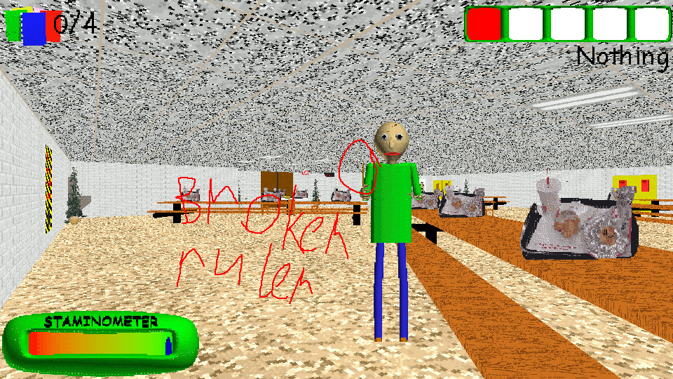 (0.8.x) Broken Ruler Mod for Baldi's Basics | Baldi Mods