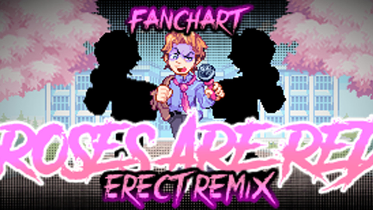 FNF' Roses Are Red | Fanchart Mod for Friday Night Funkin' | FNF Mods
