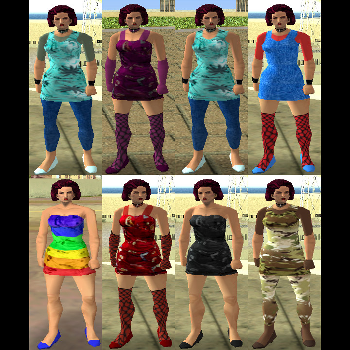 Mercedes Player Skin Pack 2 for Vice City (Classic Mod for Grand Theft ...
