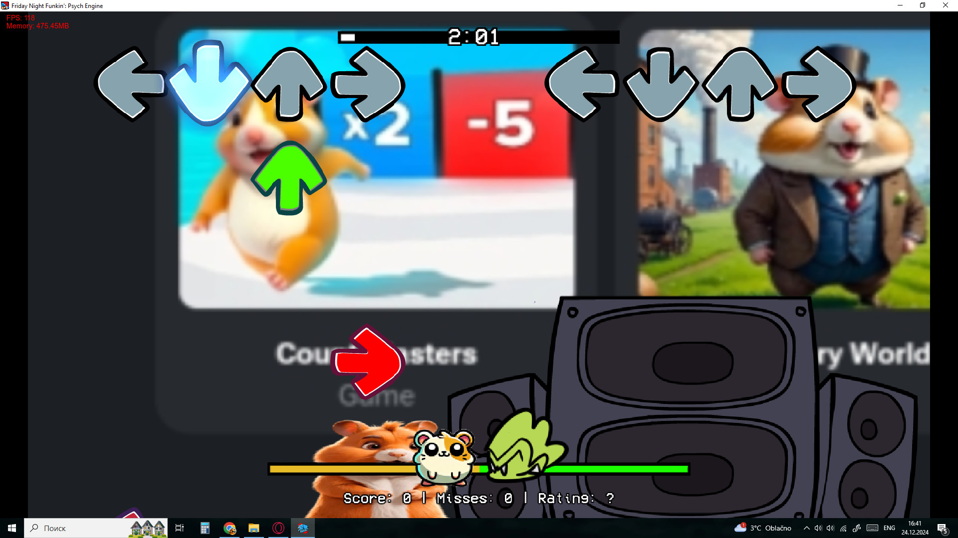 VS HAMSTER KOMBAT Mod for Friday Night Funkin' | FNF Mods