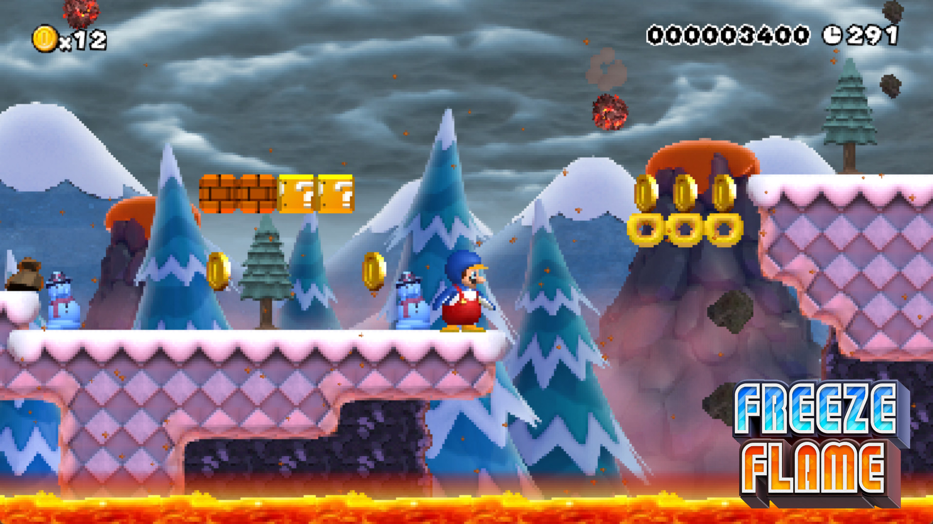 Freezeflame | NSMBU Custom Theme Mod for Super Mario Maker World Engine ...