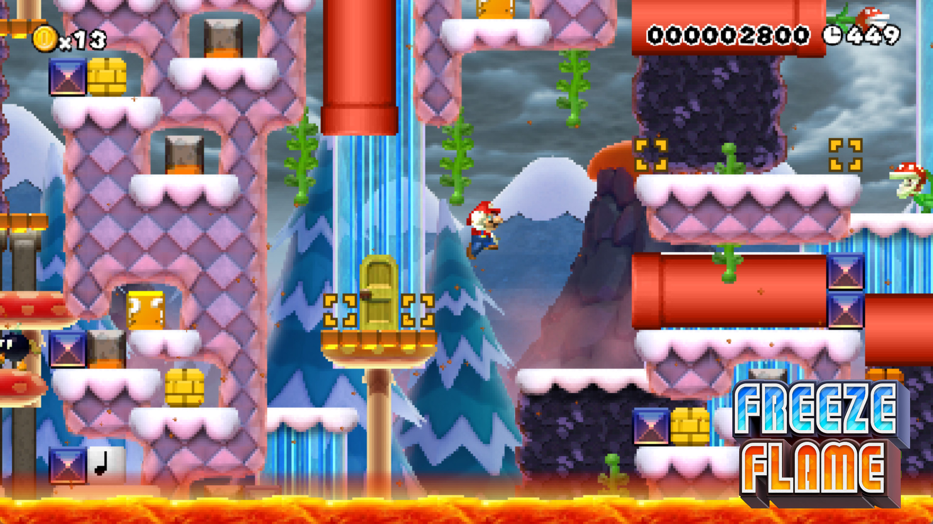 Freezeflame | NSMBU Custom Theme Mod for Super Mario Maker World Engine ...