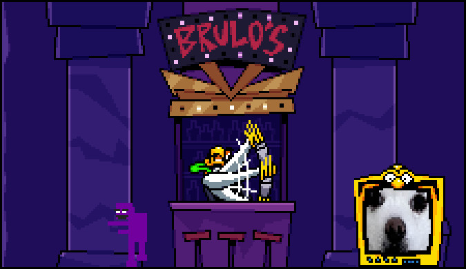 Purple Guy as Paul Mod for ANTONBLAST | AB Mods