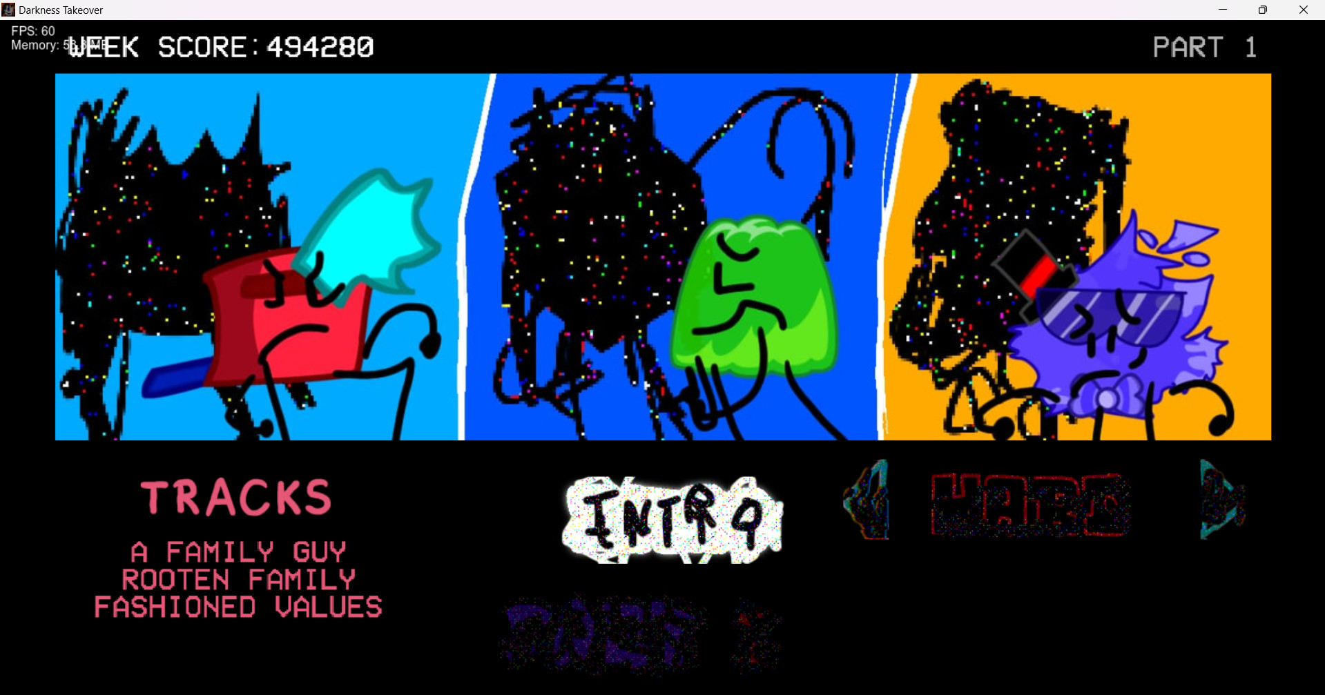 Darkness Takeover But BFDI Mod for Friday Night Funkin' | FNF Mods